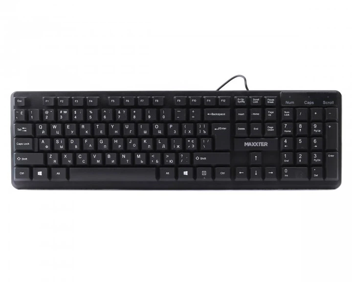 Клавіатура Maxxter KBM-U01-UA Black USB – фото, отзывы, характеристики в интернет-магазине ...