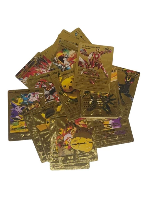 Набір колекційних карт покемон pokemon 55 штук золоті – фото, відгуки ...