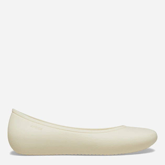 Женские балетки Crocs Brooklyn Flat 209384-160 36-37 (W6) 22 см Бежевые ...