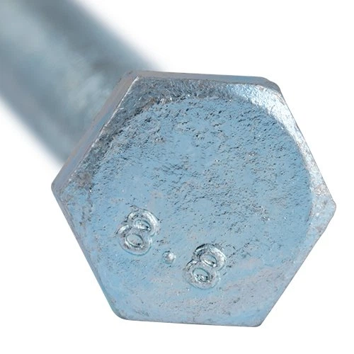 Болт з шестигранною головкою, DIN 933, 8.8, цинк білий M8x70 уп 10 шт ...