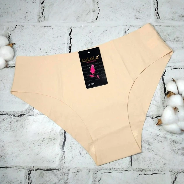 Трусики жіночі безшовні LULOLA мікрофібра сліпи бежеві L 44 від продавця: JU decor and gifts – в ...
