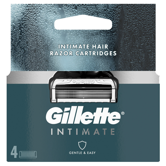 Змінні касети для гоління Gillette Intimate 4 шт (8700216036887 ...