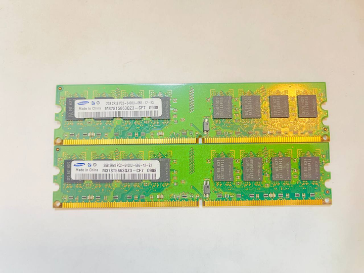 Оперативная память Samsung Ddr2 4gb Kit 2 2gb 800mhz Pc3 6400 Б У