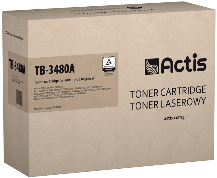 Тонер-картридж Actis для Brother TN-3480 Black (5901443110491) – фото ...