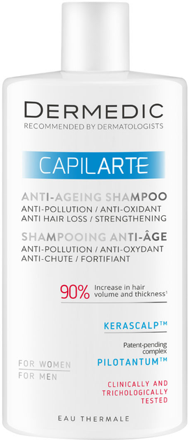 Шампунь Dermedic Capilarte Anti-Aging Антивіковий 300 мл (5901643177454 ...