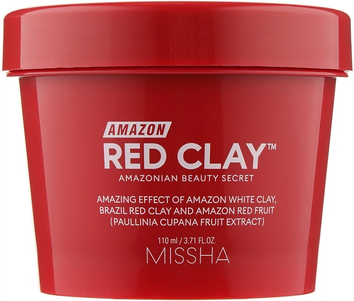 Маска для лица Missha Pore Amazon Red Clay 110 мл (8809643534987) – купить онлайн на ROZETKA