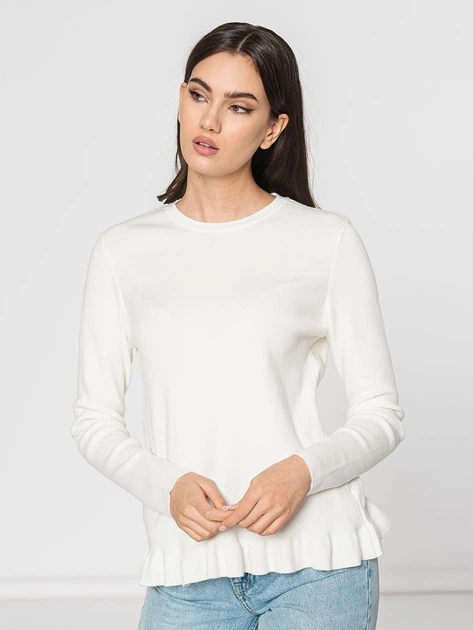 Лонгслив длинный женский Na Kd 1100 004264 4070 Xs Белый 7325943652196 Брендовая одежда