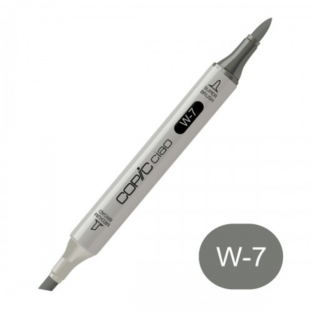 Маркер двусторонний Copic Ciao Теплый серый 7 W-7 – фото, отзывы ...