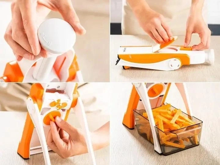 Многофункциональный кухонный мультислайсер и измельчитель для овощей и ...