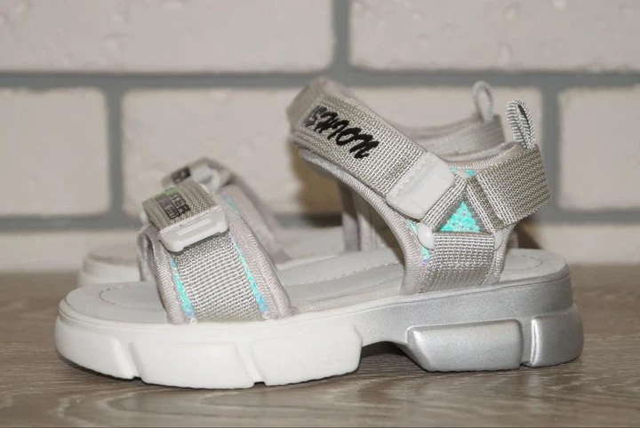 Босоножки для девочки Канарейка B246-6 27 (17 см) серые от продавца ...