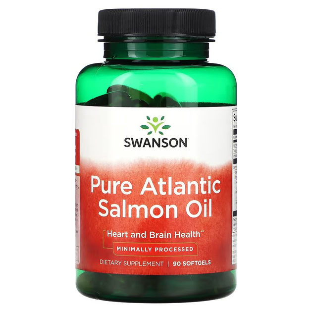 Масло атлантического лосося Swanson Pure Atlantic Salmon Oil 90 ...