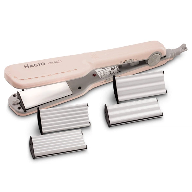 Щипцы гофре для волос Magio МG-175-P 25 Вт розовый – фото, отзывы, характеристики в интернет ...