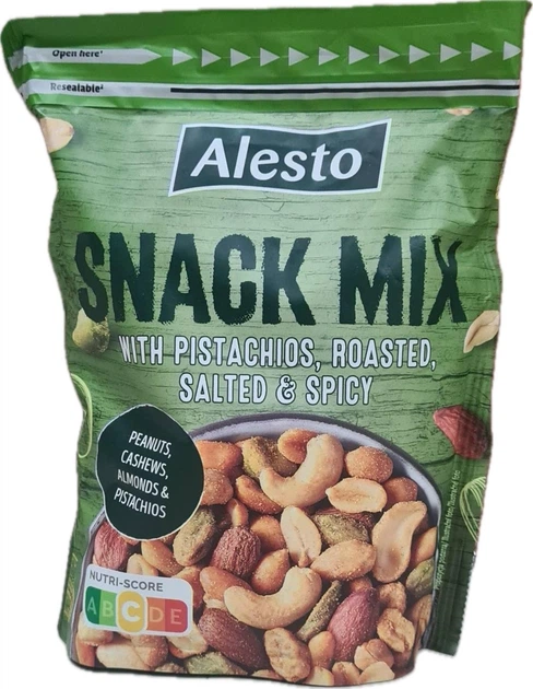 Горіховий мікс із фісташками Alesto Snack Mix With Pistachios Roasted&Salted 200 г от продавца ...
