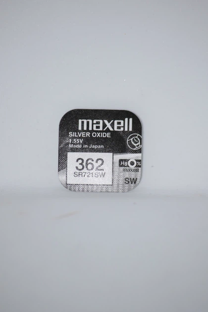 Батарейка часовая Maxell SR721SW (362) 1.55v 25mAh 7,9x2.15mm ...