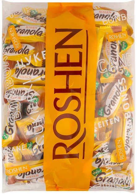 Цукерки Roshen Hola! Granola 500 г (4823077639074) – купити в Україні ...
