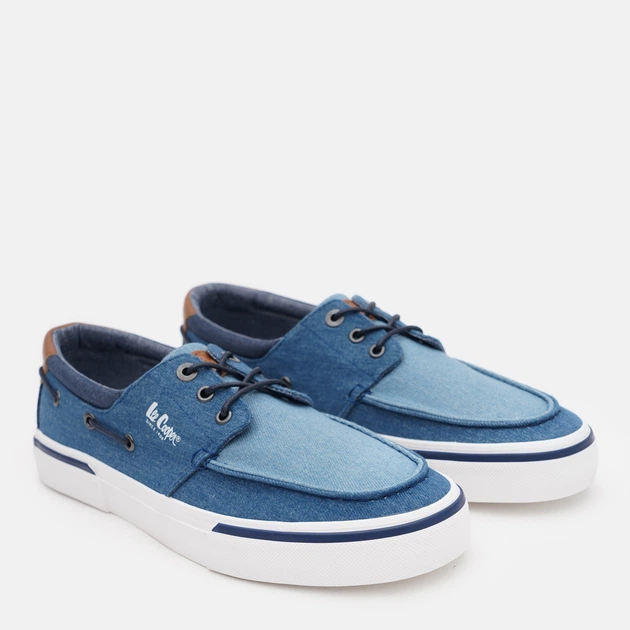 Чоловічі топсайдери Lee Cooper LC003013-BLU 43 28.8 см Блакитні ...