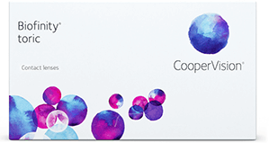 Торичні контактні лінзи Cooper Vision Biofinity toric BC=8.7 DIA=14.5 ...