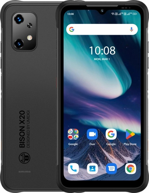 Смартфон Umidigi Bison X20 6/128GB Black – фото, отзывы, характеристики ...