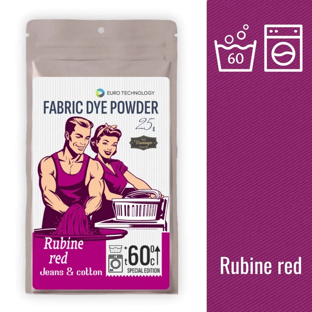 «Rubine red» рубінова низькотемпературна фарба-барвник – купити онлайн ...