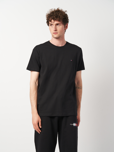 Футболка хлопковая мужская Tommy Hilfiger 11332.1 L (48) Черная ...