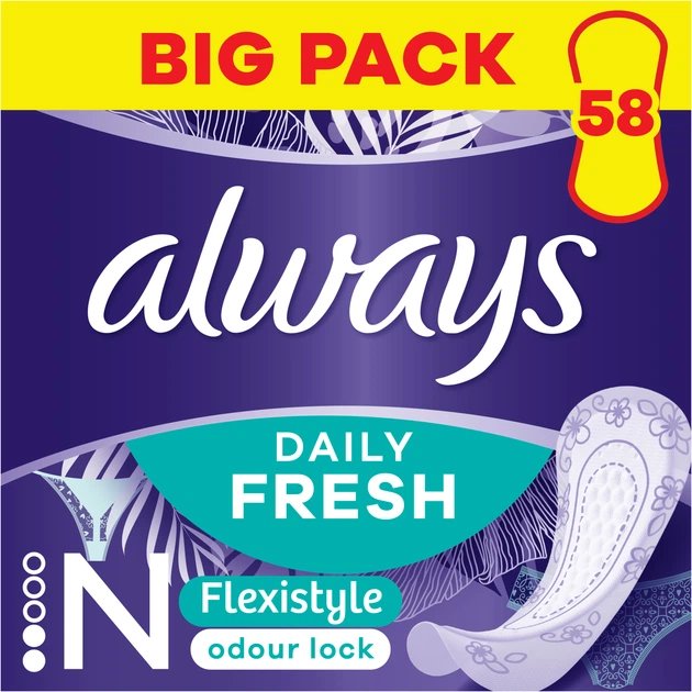 ROZETKA | Ежедневные прокладки Always Daily Fresh Normal Flexistyle 58 ...