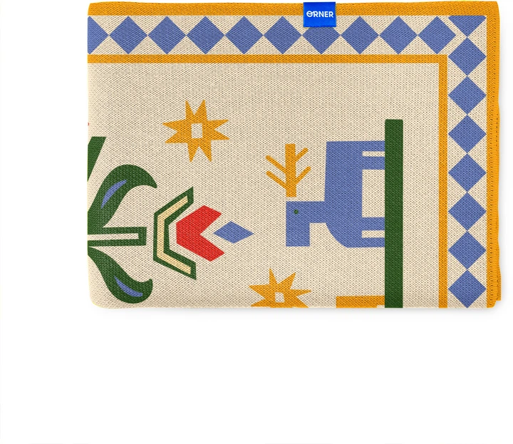 Плед Orner Дерево життя Бежевий Односпальний 130х170 см В'язаний (orner ...