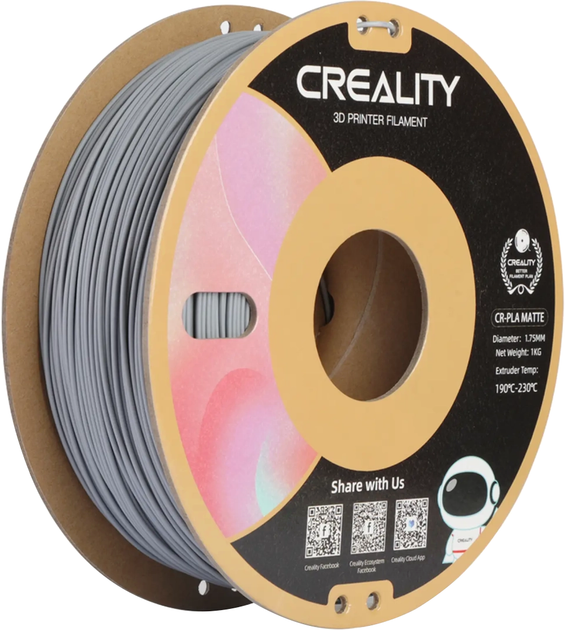 Пластик Creality PLA Filament для 3D принтера матовый 1 кг 1.75 мм ...