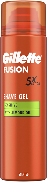 Гель для бритья Gillette Fusion Для чувствительной кожи 200 мл ...