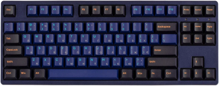 Клавиатура проводная Akko 3087 DS Horizon 87Key CS Orange V2 USB-A EN ...