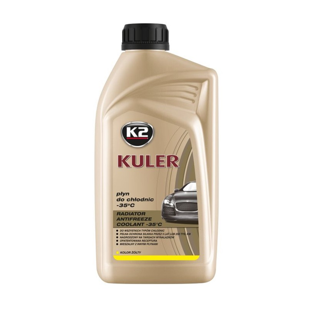 Антифриз K2 Kuler Long Life -35°C G13 желтый 1л T201Y – фото, отзывы ...