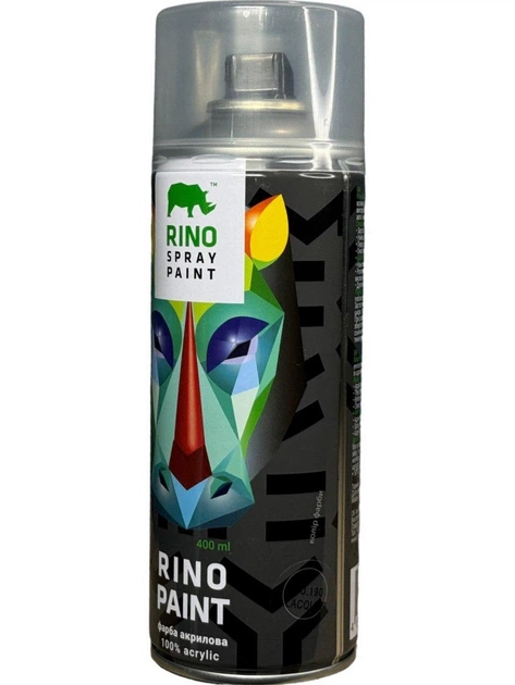 Аэрозольный лак Rino Paint Universal 400мл прозрачный (RP-190) – фото ...