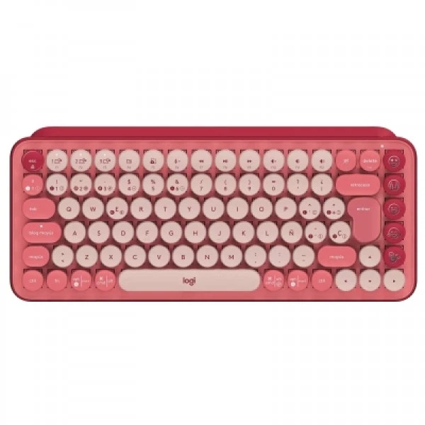 Клавіатура Logitech POP Keys Wireless Mechanical Keyboard UA Rose (920 ...