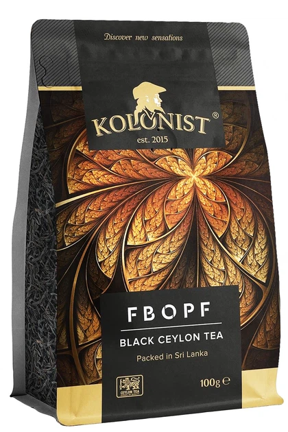 Чай Kolonist F.B.O.P.F. чорний 100 г (54764) от продавца: GoToCoffee – ROZETKA – купить в Киеве ...