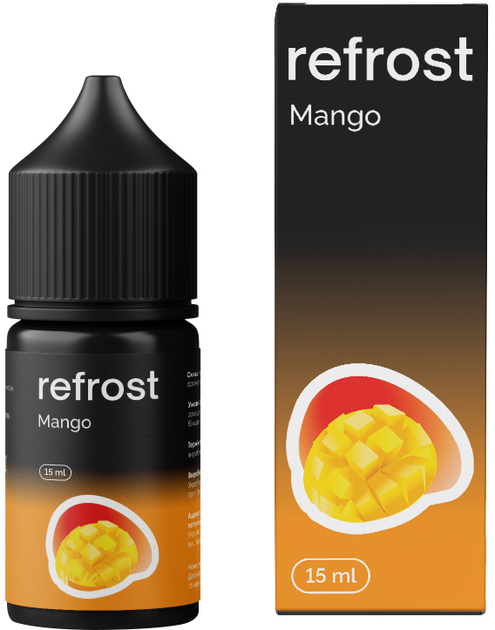 Ароматизатор жидкий пищевой CC Distro Refrost 15 мл Mango (Манго ...