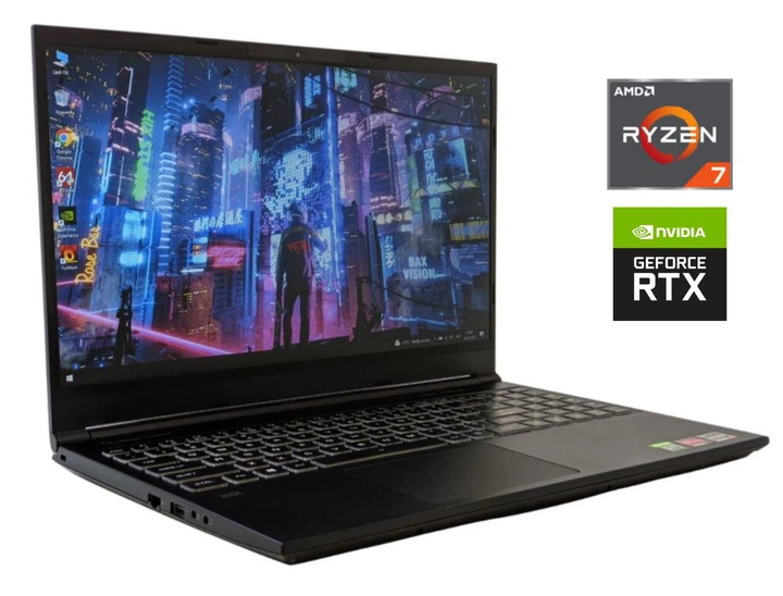 Игровой ноутбук Evoo Gaming Laptop 15 EG-LP7-BK / 15.6" (1920x1080) IPS ...