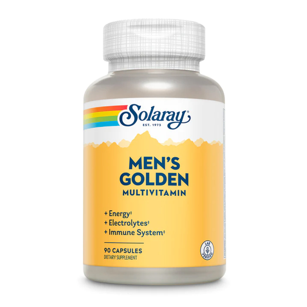 Витамины для мужчин Solaray Men's Golden Multi-Vitamin 90 капсул – фото ...