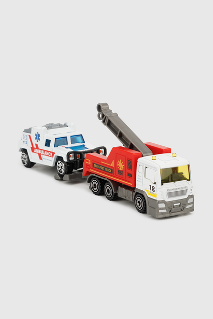 Игрушка Тягач с машиной АВТОПРОМ AP7494 Разноцветный – игрушки с ...