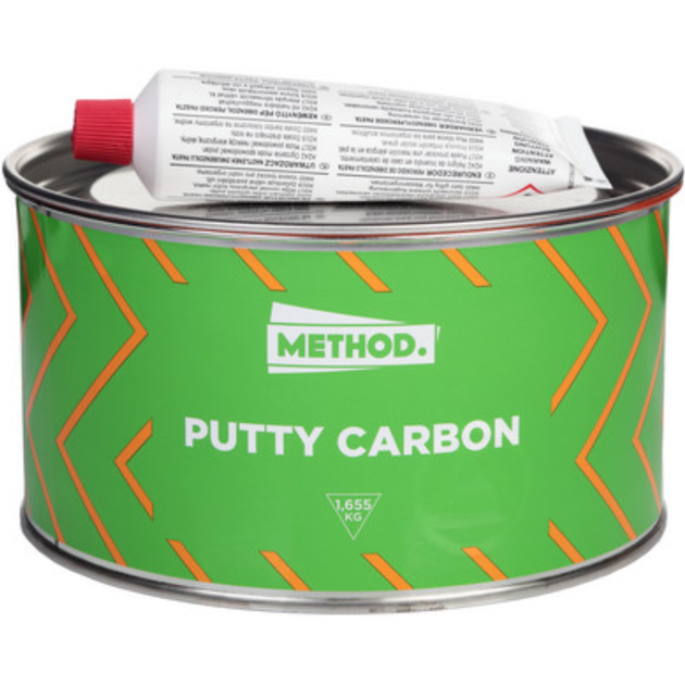 Полиэфирная шпатлевка с углеволокном METHOD Putty Carbon, 1,7 кг Черный ...