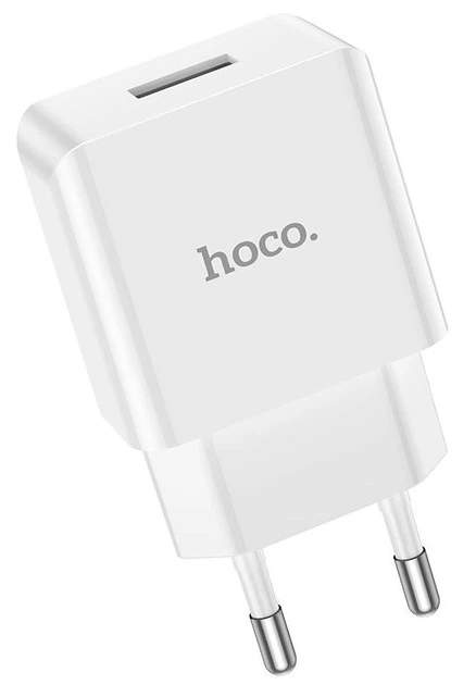 Мережевий зарядний пристрій Hoco C106A (USB/10.5W) / white – фото ...