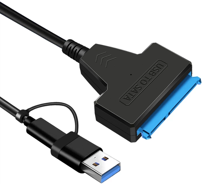 Адаптер Dynamode USB 3.0 Type-A/C - SSD/HDD 2.5" SATA II/III (DM-AD ...