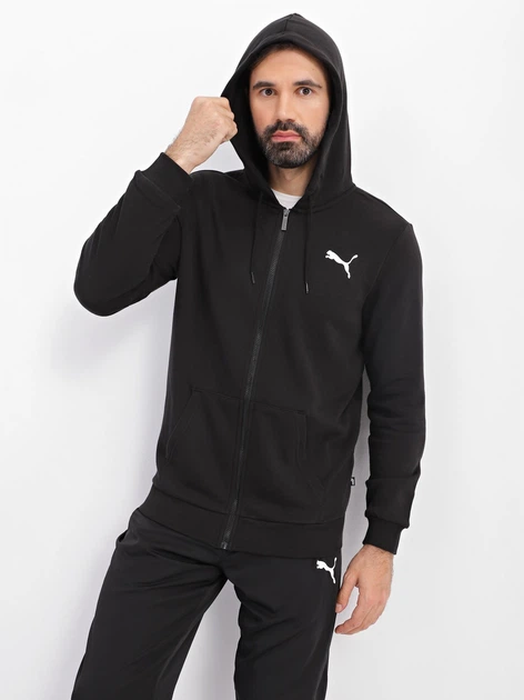 Толстовка Puma Ess Small Logo Fz Hoodie 58670451 XL Puma Black-Cat ...