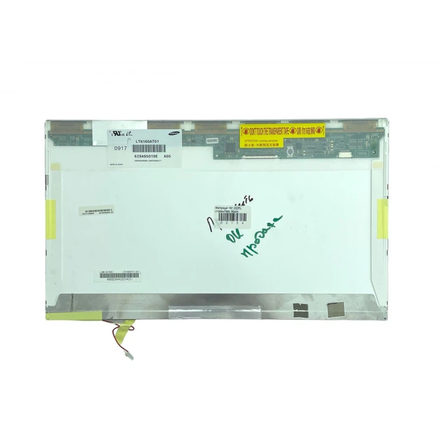 Матриця 16" CCFL (1366х768) 30pin SAMSUNG (LTN160AT01) глянцева Б/в ...