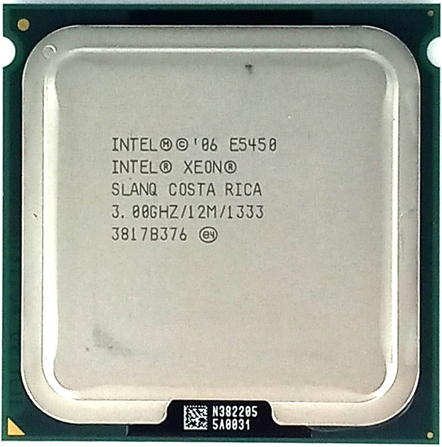 Процесор Intel Xeon E5450 4-ядра 3.0 GHz SLANQ С0 для LGA775 Б/В – фото ...