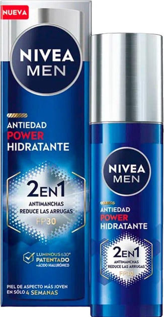 Крем для лица Nivea Men Power Anti-age увлажняющий SPF 30 50 мл ...