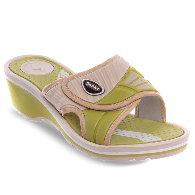 Шлепанцы женские сланцы Sahab 1503 размер 40 Yellow-Beige ...