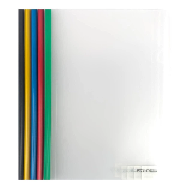 Папка з притиском А4 Economix E31205 зажим-планка пластик мікс – фото ...