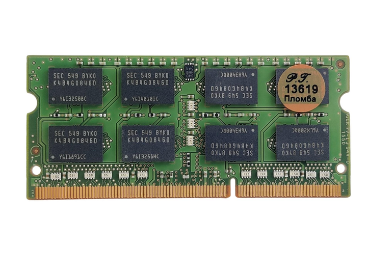 Оперативна пам'ять для ноутбука SODIMM Samsung DDR3L 8Gb 1600MHz PC3L ...