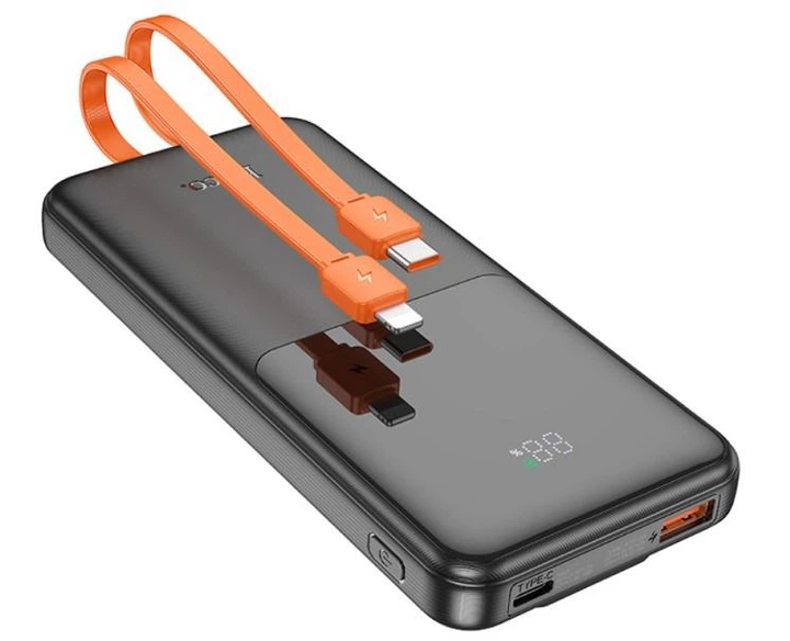 Павербанк Power Bank Hoco J119 Sharp charger 10000mAh 22.5W+PD20 Чорний ...