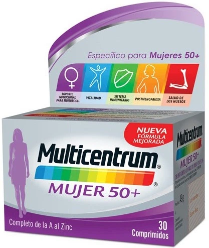 Вітамінно-мінеральний комплекс Multicentrum для жінок 50+ 30 таблеток ...