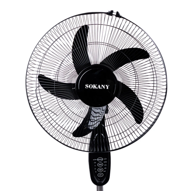 Вентилятор підлоговий Sokany Stand Fan 3 швидкості 5 металевих лопастей ...